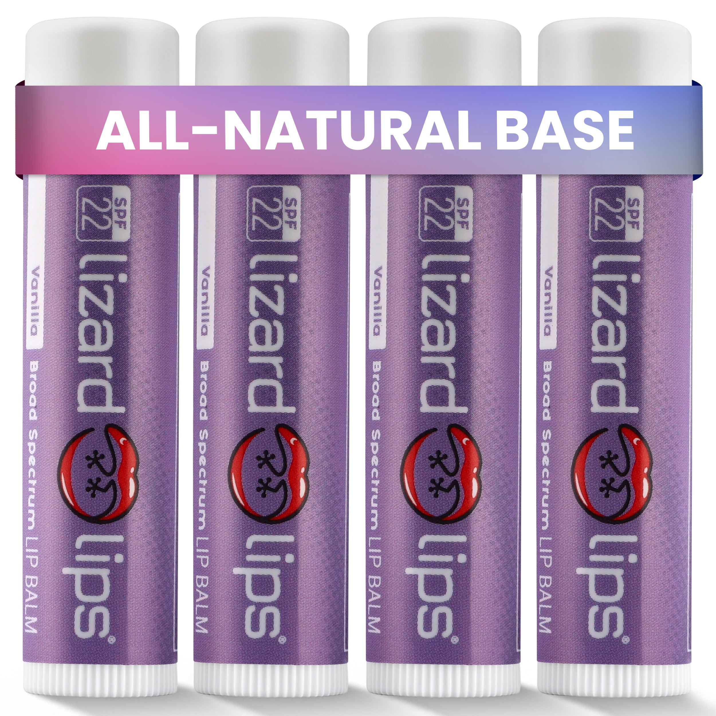 SPF 22 Lip Balms - 4 Packs – Lizard Lips Balm